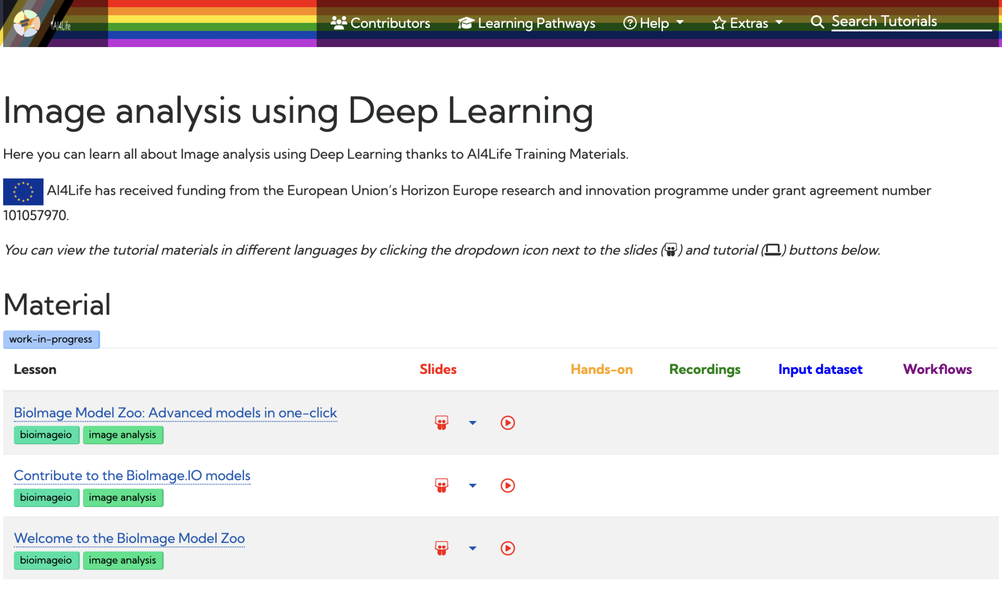 AI4Life teams up with the Galaxy Training Network to enhance training resources – AI4Life