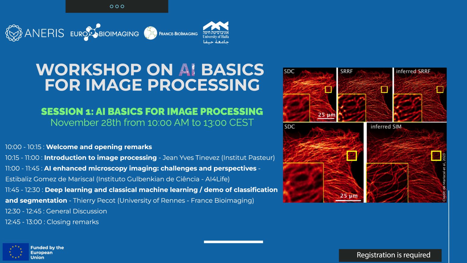 AI basics for Image Processing – Workshop – AI4Life