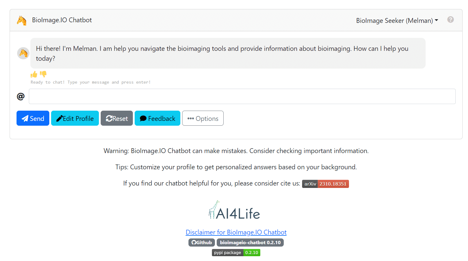 BioImage.IO Chatbot featured in Nature Methods – AI4Life